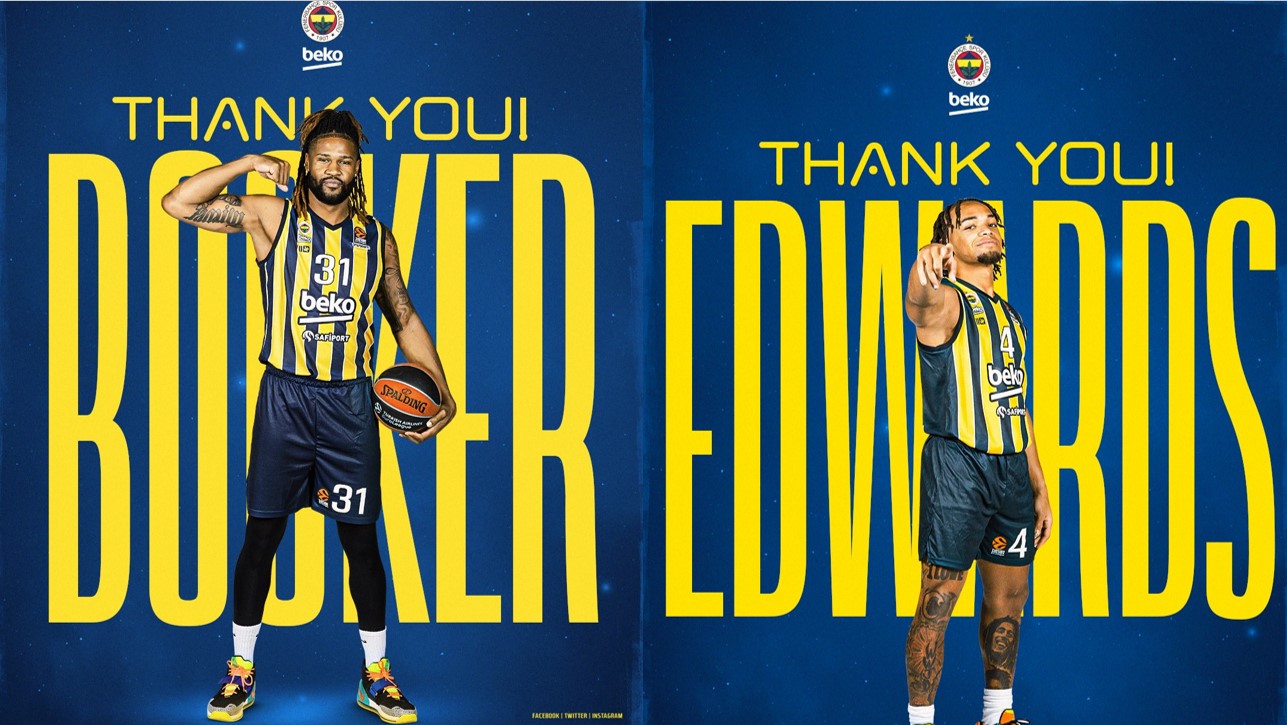 RESMİ: Fenerbahçe, Booker ve Edwards ile Vedalaştı - Basketbol Haber